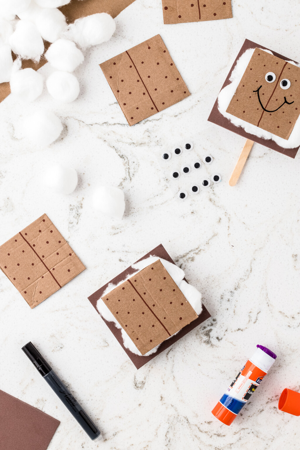S'more Craft - Summer Craft Idea! - Kids Activity Zone