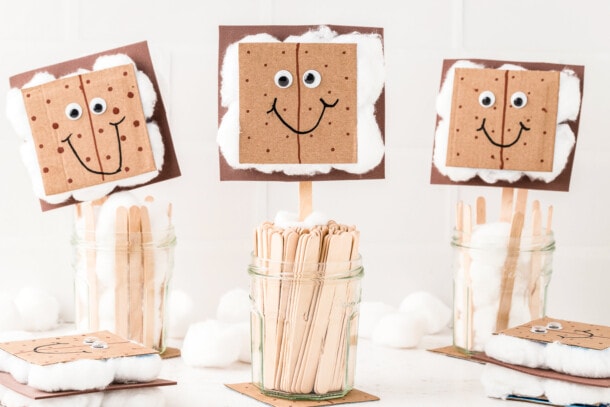 S'more Craft - Summer Craft Idea! - Kids Activity Zone