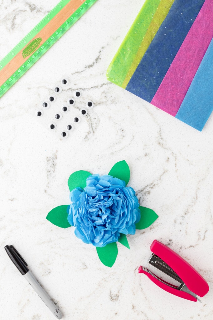 Tissue Paper Turtle Craft - Kids Activity Zone