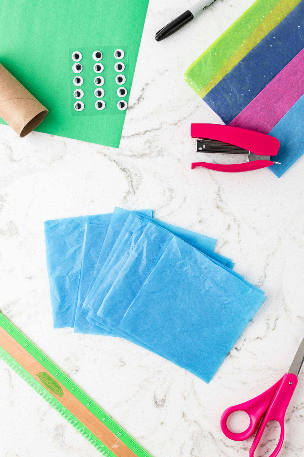 Tissue Paper Turtle Craft - Kids Activity Zone