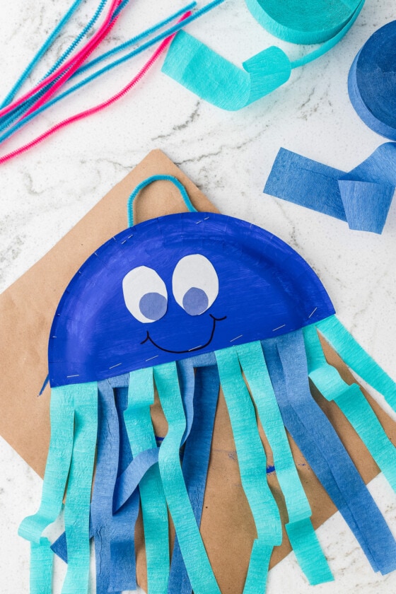 Paper Plate Jellyfish Craft - Kids Activity Zone