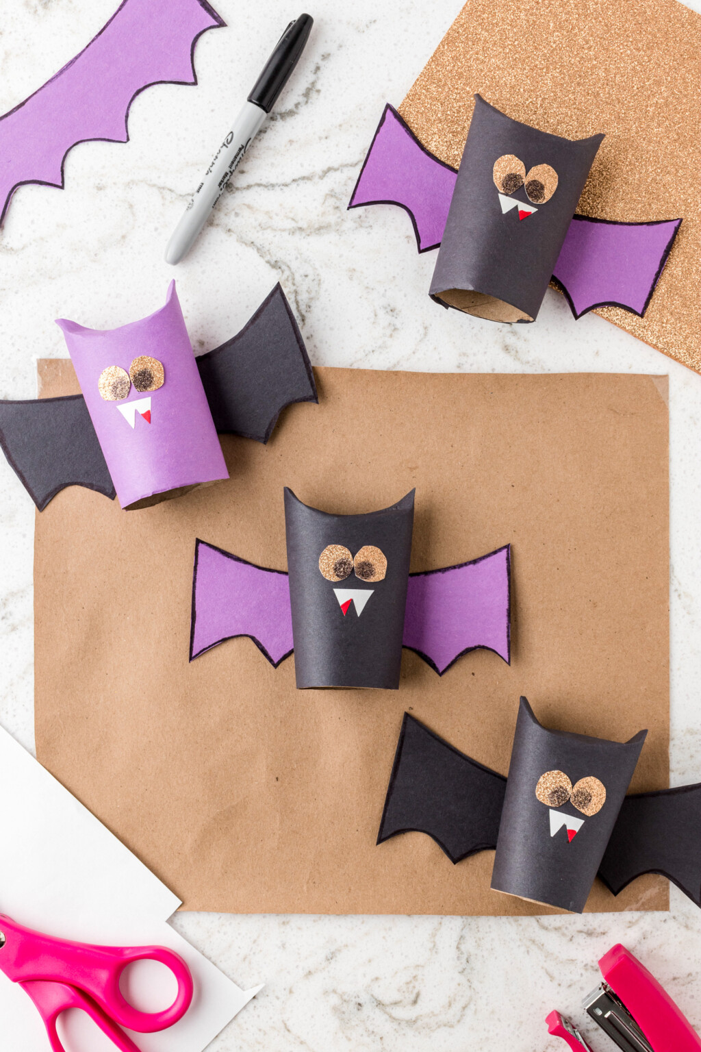 Paper Towel Roll Bat Craft - Kids Activity Zone