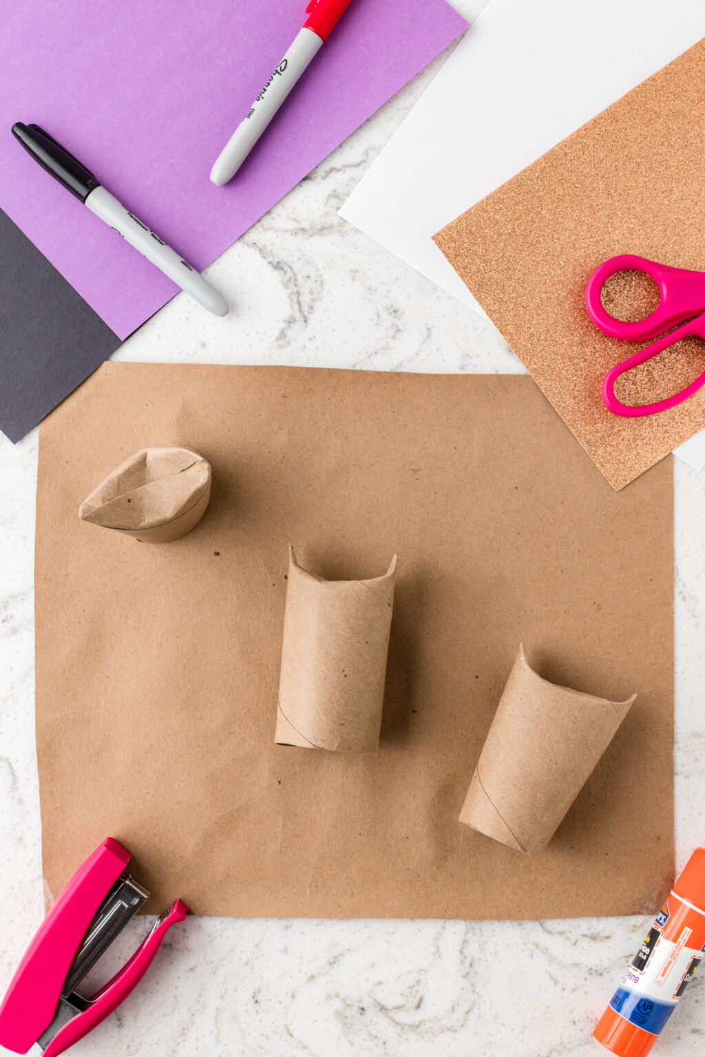 Paper Towel Roll Bat Craft - Kids Activity Zone