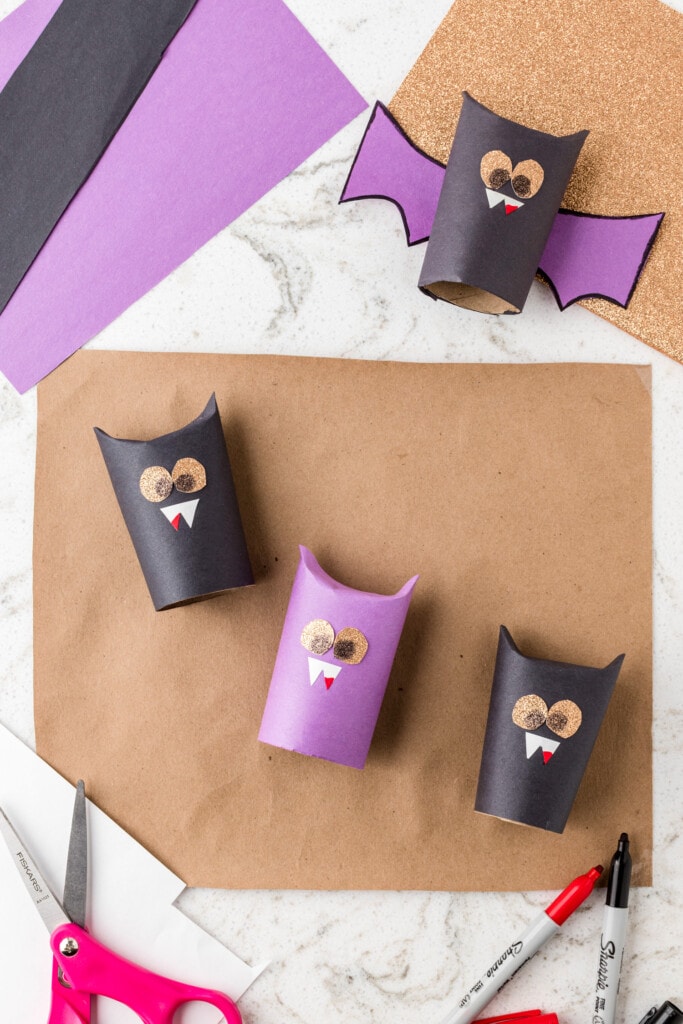 Paper Towel Roll Bat Craft - Kids Activity Zone