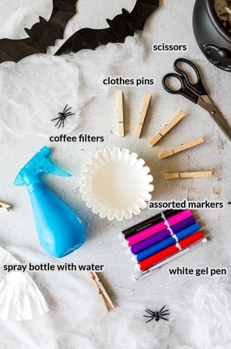 Coffee Filter Bats - Kids Activity Zone