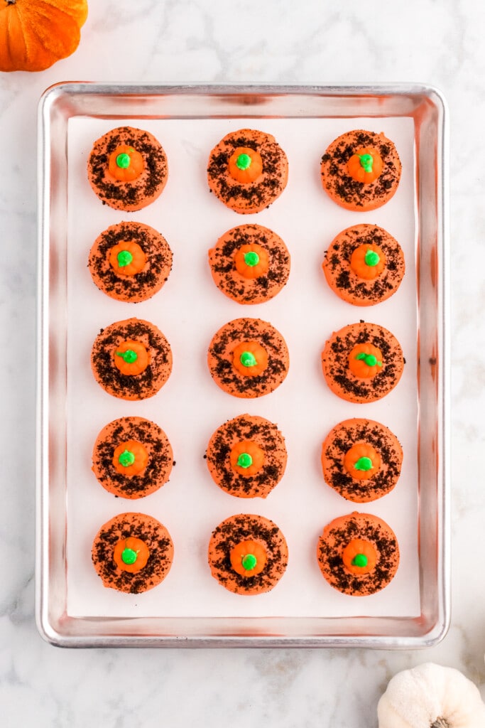 No Bake Pumpkin Patch Cookies - Kids Activity Zone