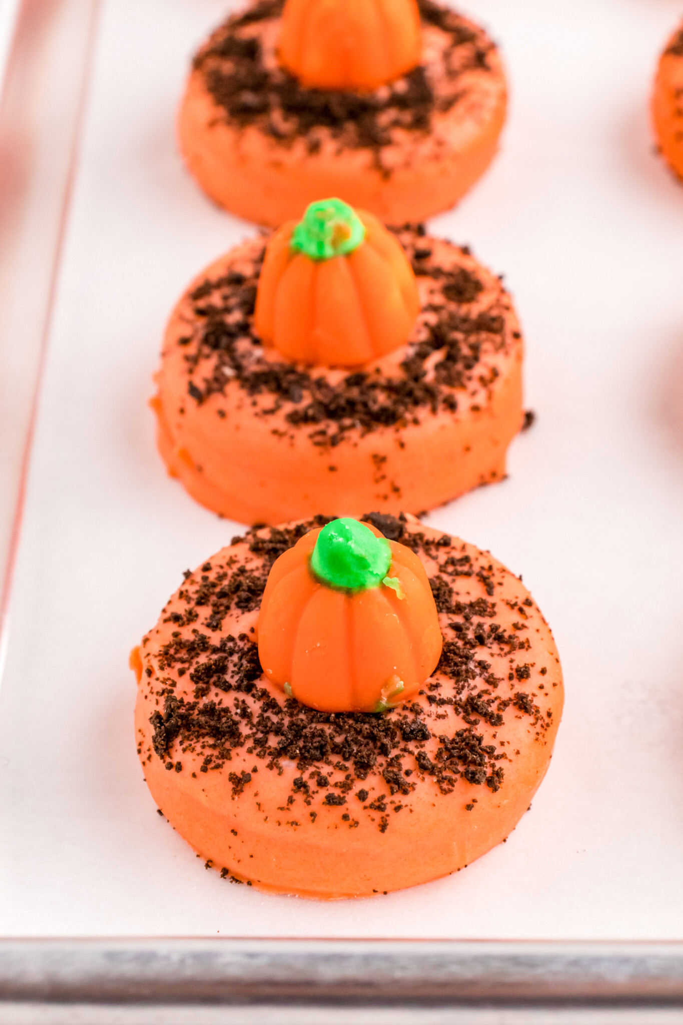 No Bake Pumpkin Patch Cookies - Kids Activity Zone