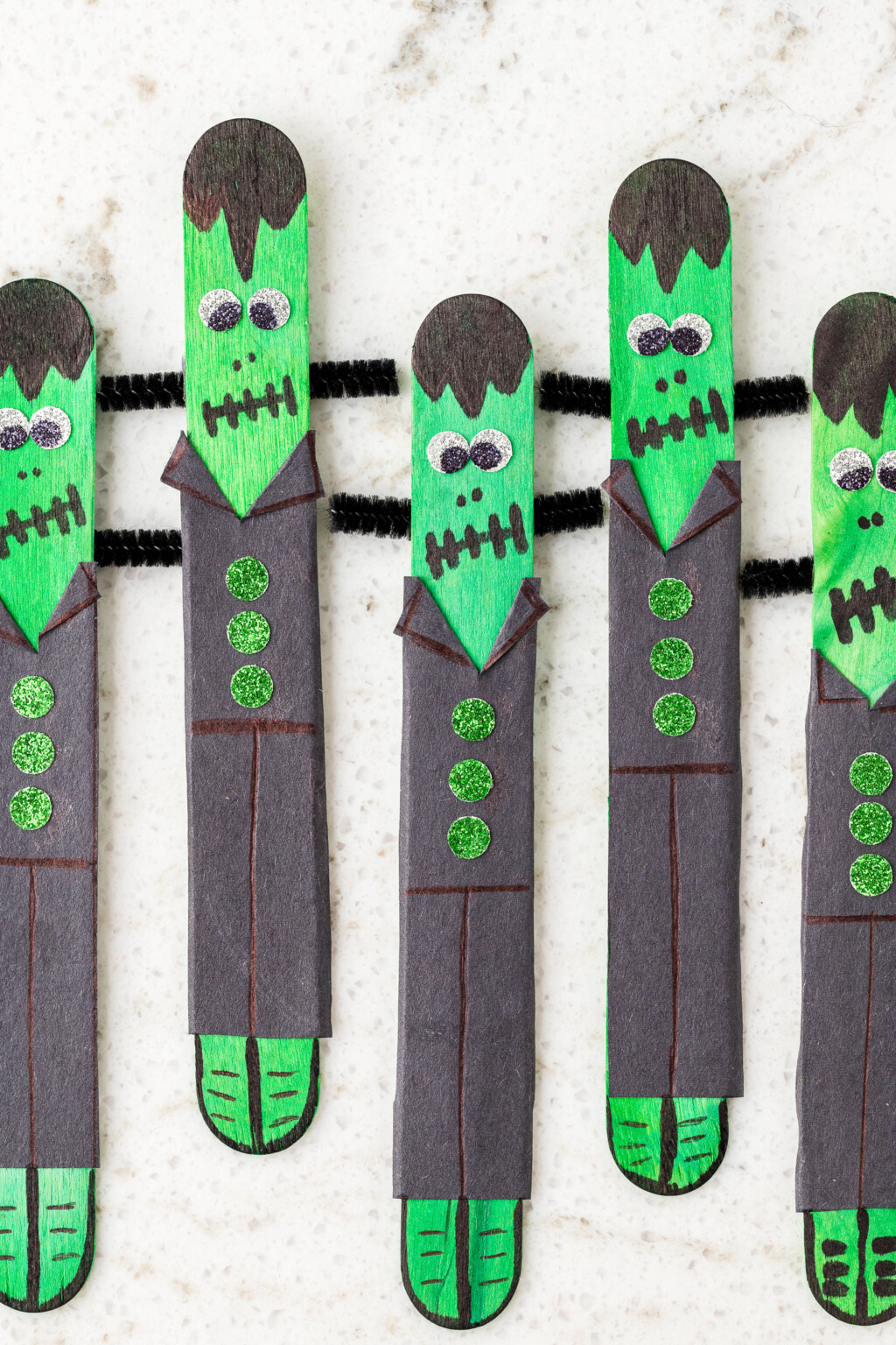Popsicle Stick Frankenstein Craft - Kids Activity Zone