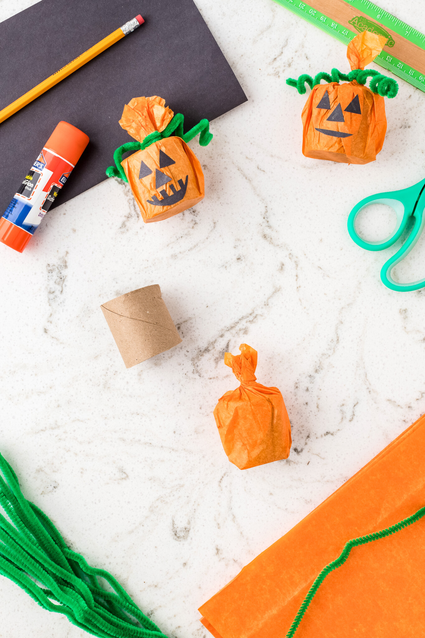 Toilet Paper Roll Pumpkin Craft - Kids Activity Zone