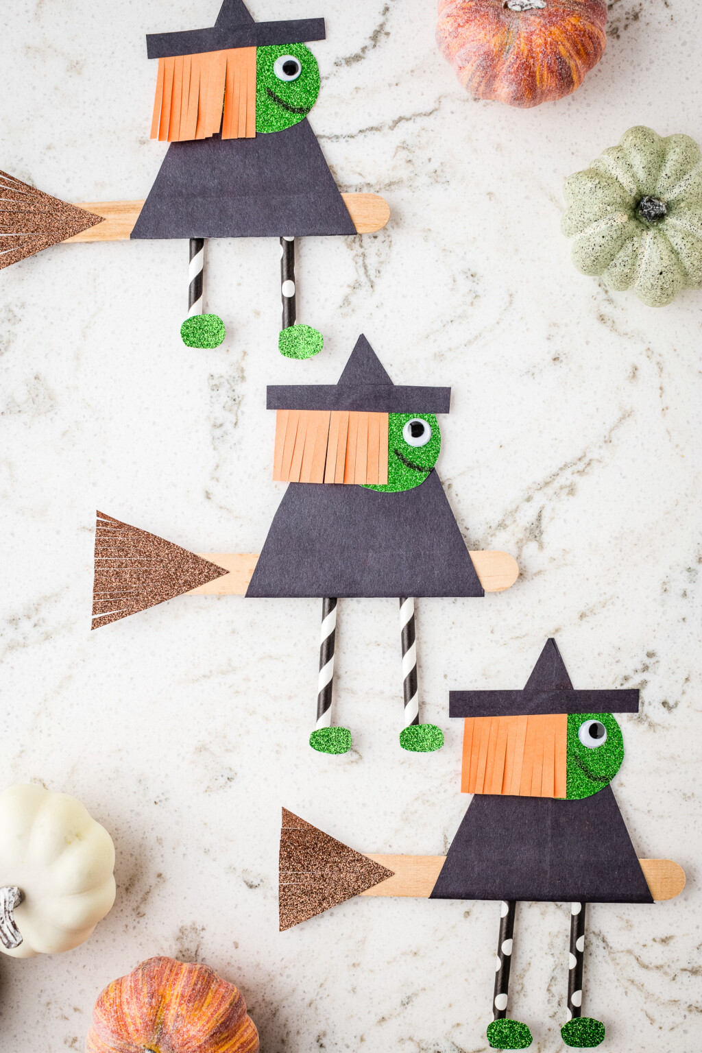 Witch on a Broomstick Craft - Kids Activity Zone