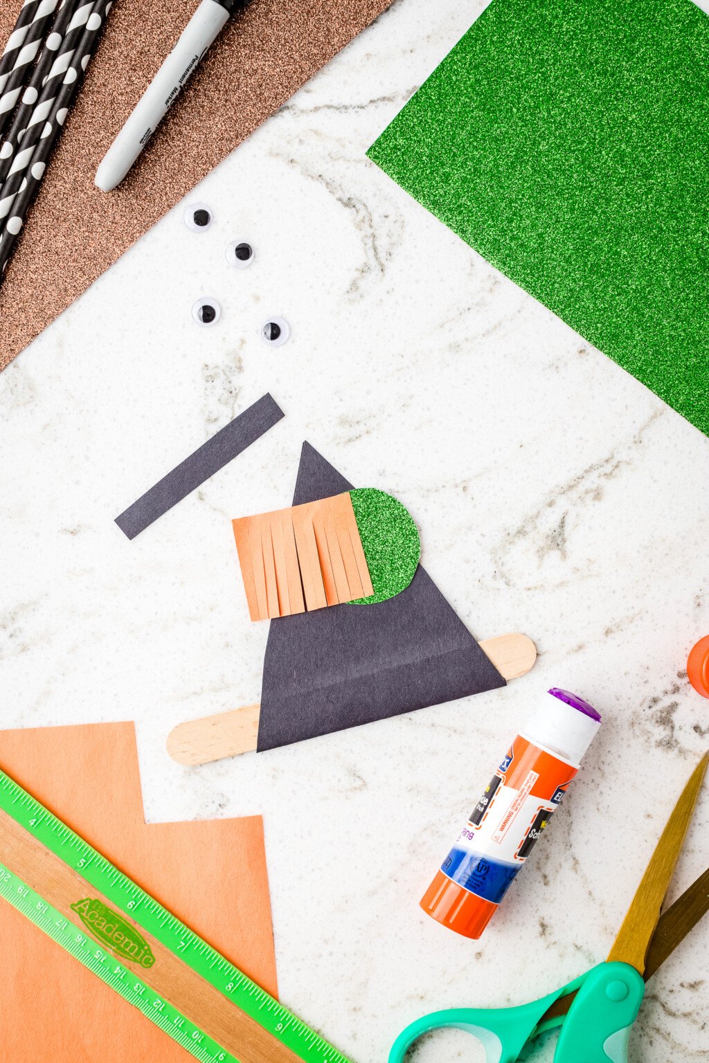 Witch on a Broomstick Craft - Kids Activity Zone