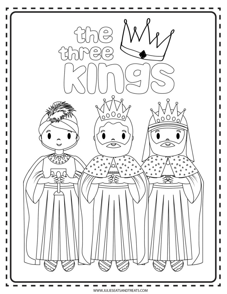Nativity Coloring Pages - Free Printable! - Kids Activity Zone