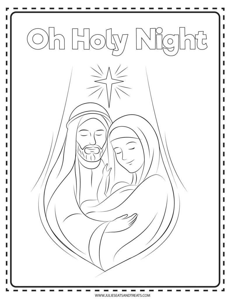 Nativity Coloring Pages - Free Printable! - Kids Activity Zone