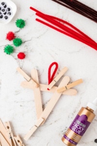 Reindeer Popsicle Stick Ornament - Kids Activity Zone