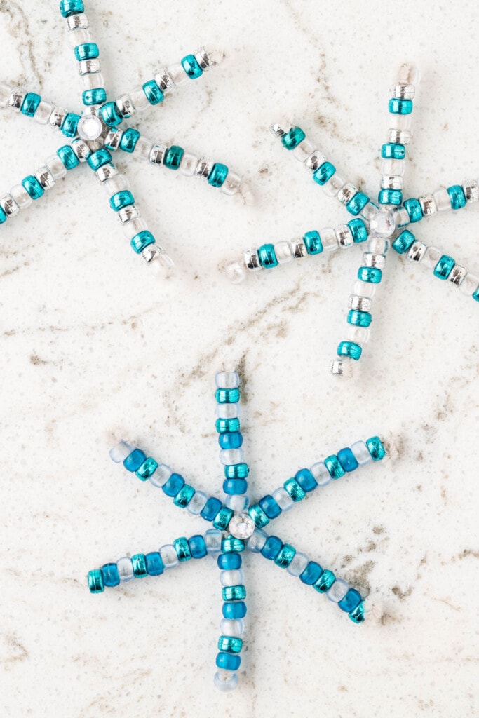 Beaded Snowflake Craft - Kids Activity Zone