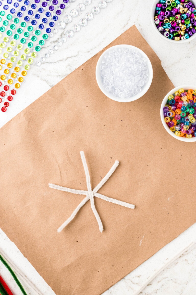 Beaded Snowflake Craft - Kids Activity Zone