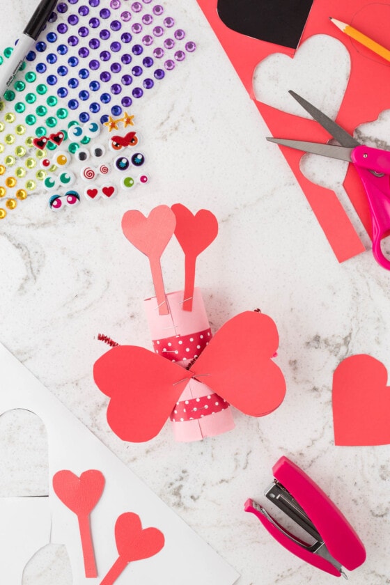 Toilet Paper Roll Love Bug Craft - Kids Activity Zone
