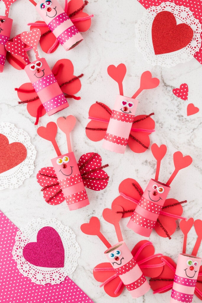 Toilet Paper Roll Love Bug Craft - Kids Activity Zone