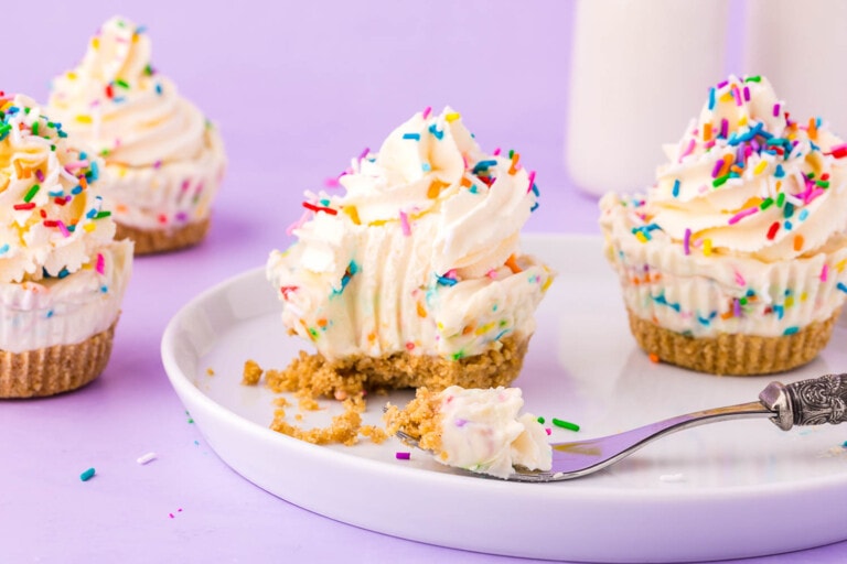Mini Funfetti Cheesecakes - Kids Activity Zone