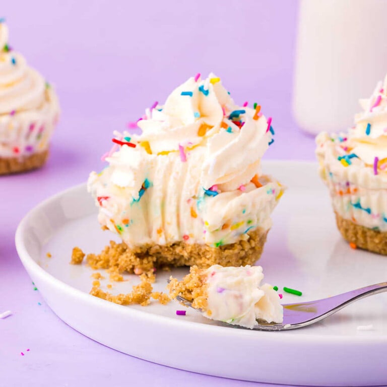 Mini Funfetti Cheesecakes - Kids Activity Zone