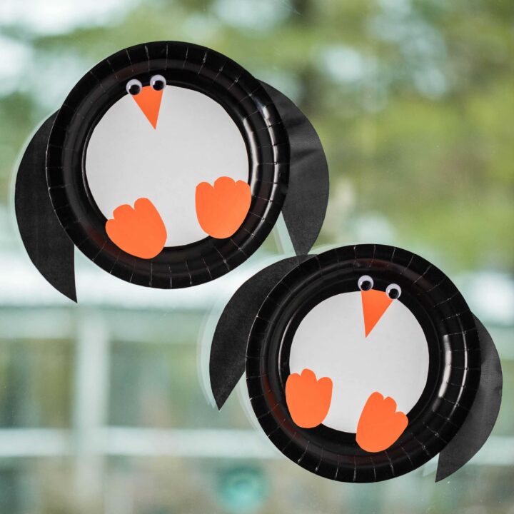 Penguin Paper Plate Craft