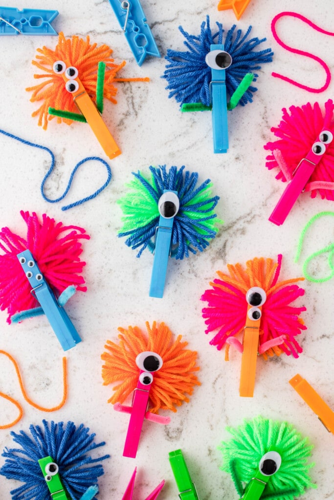 Clothespin Monster Craft - Kids Activity Zone