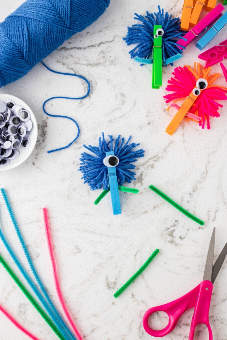 Clothespin Monster Craft - Kids Activity Zone