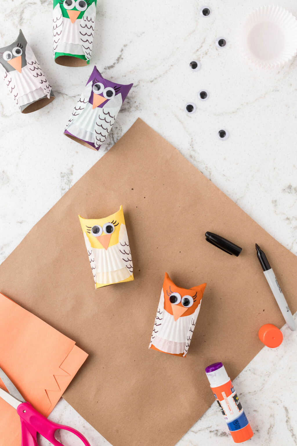 Toilet Paper Roll Owl Craft - Kids Activity Zone