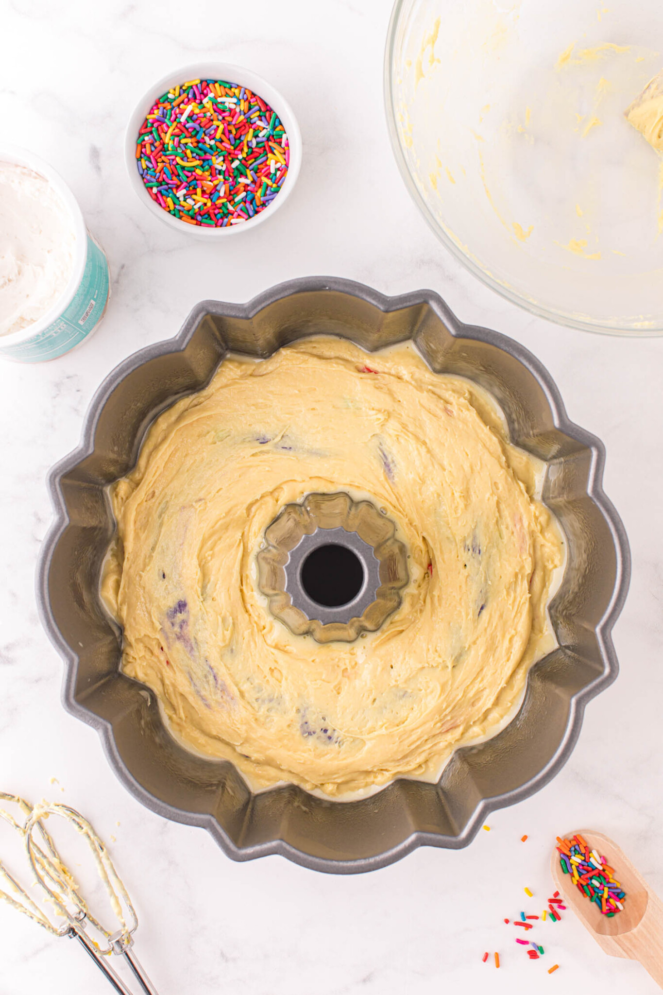 Rainbow Bundt Cake - Kids Activity Zone