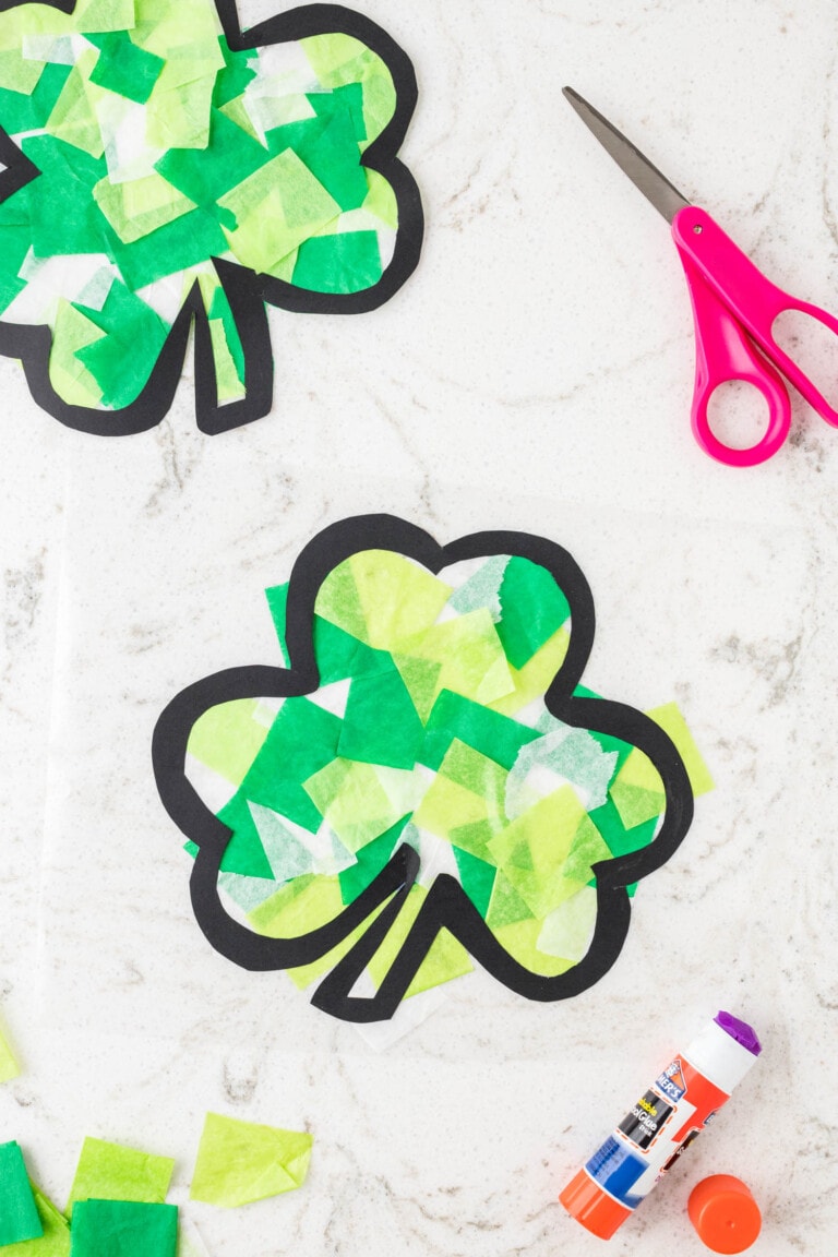 Shamrock Suncatcher - Kids Activity Zone