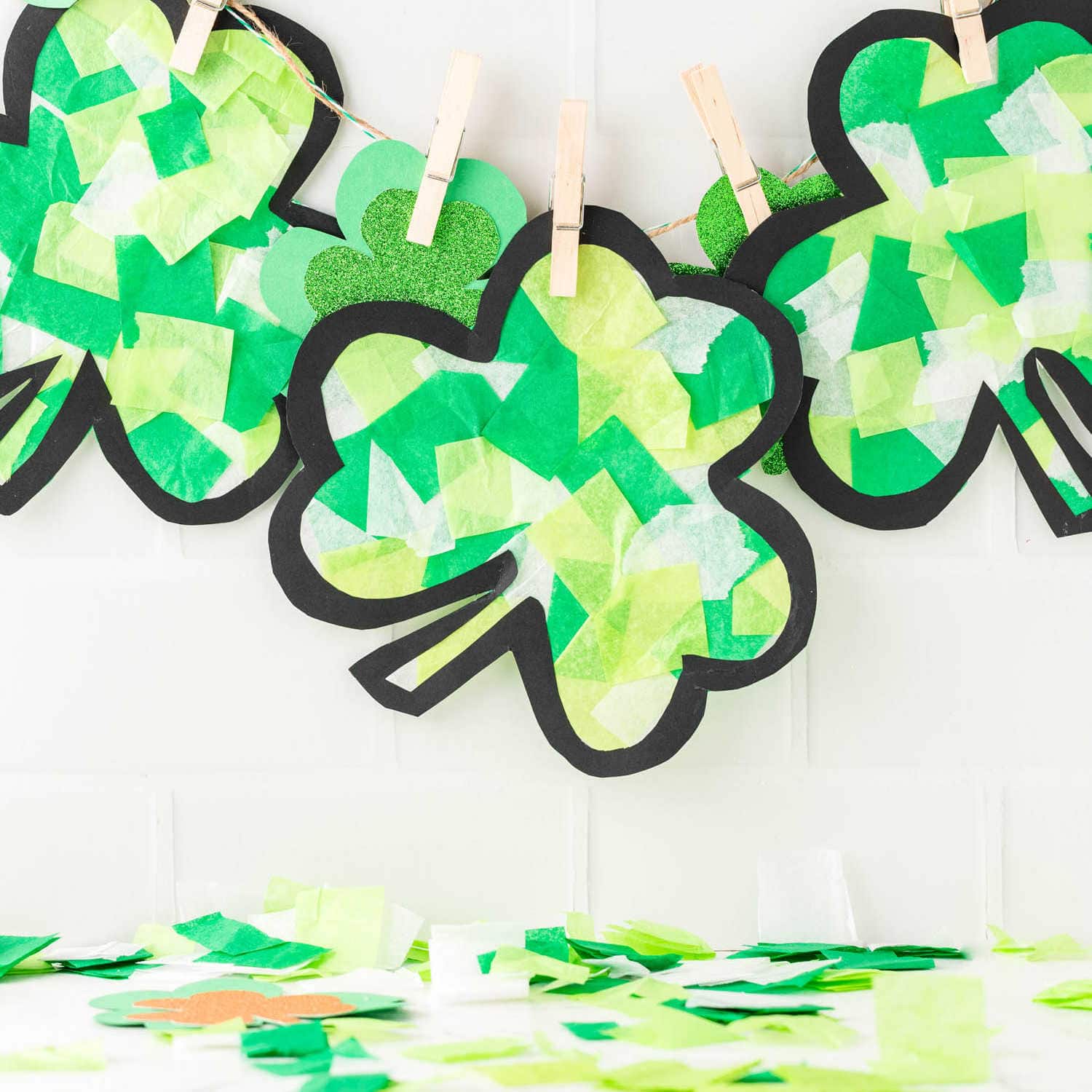 Shamrock Suncatcher - Kids Activity Zone