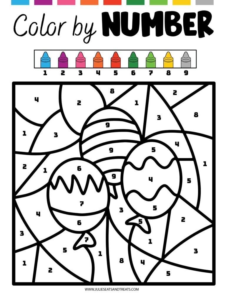 St. Patricks Day Color by Number - Kids Activity Zone