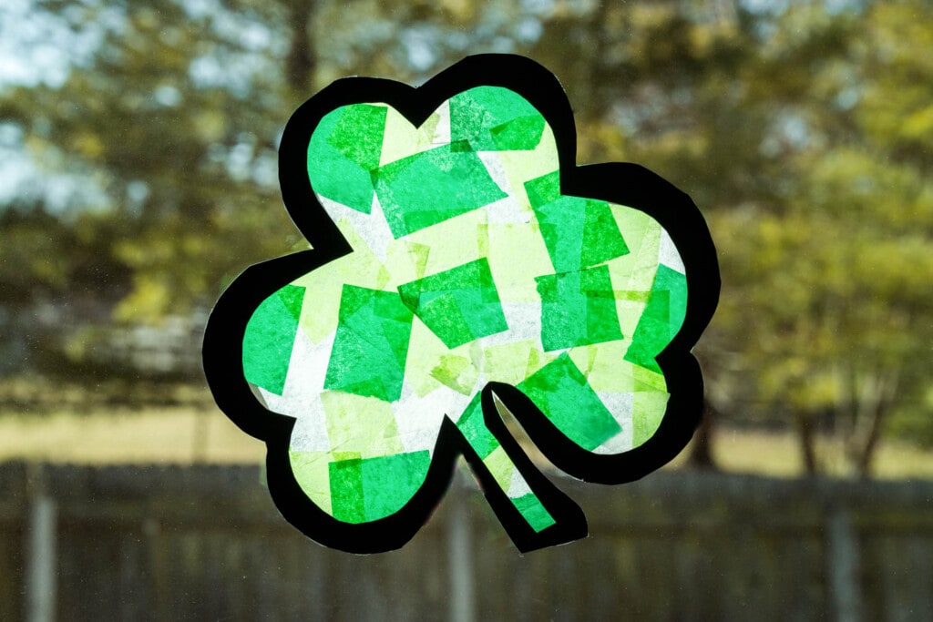 Shamrock Suncatcher Kids Activity Zone