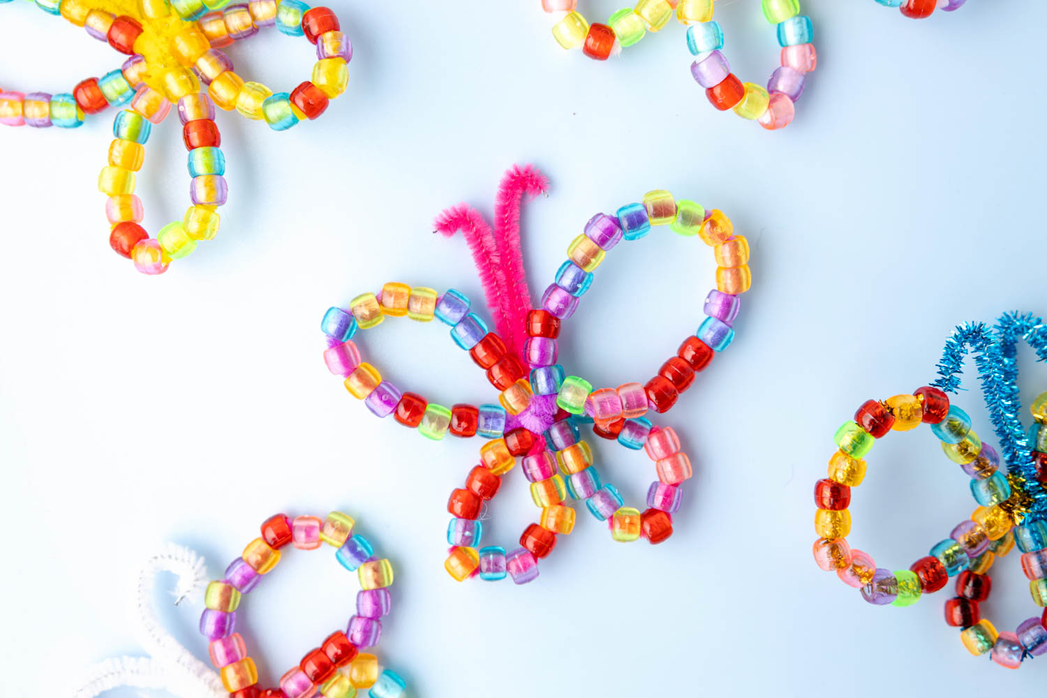 Pony Bead Butterfly Craft - Kids Activity Zone