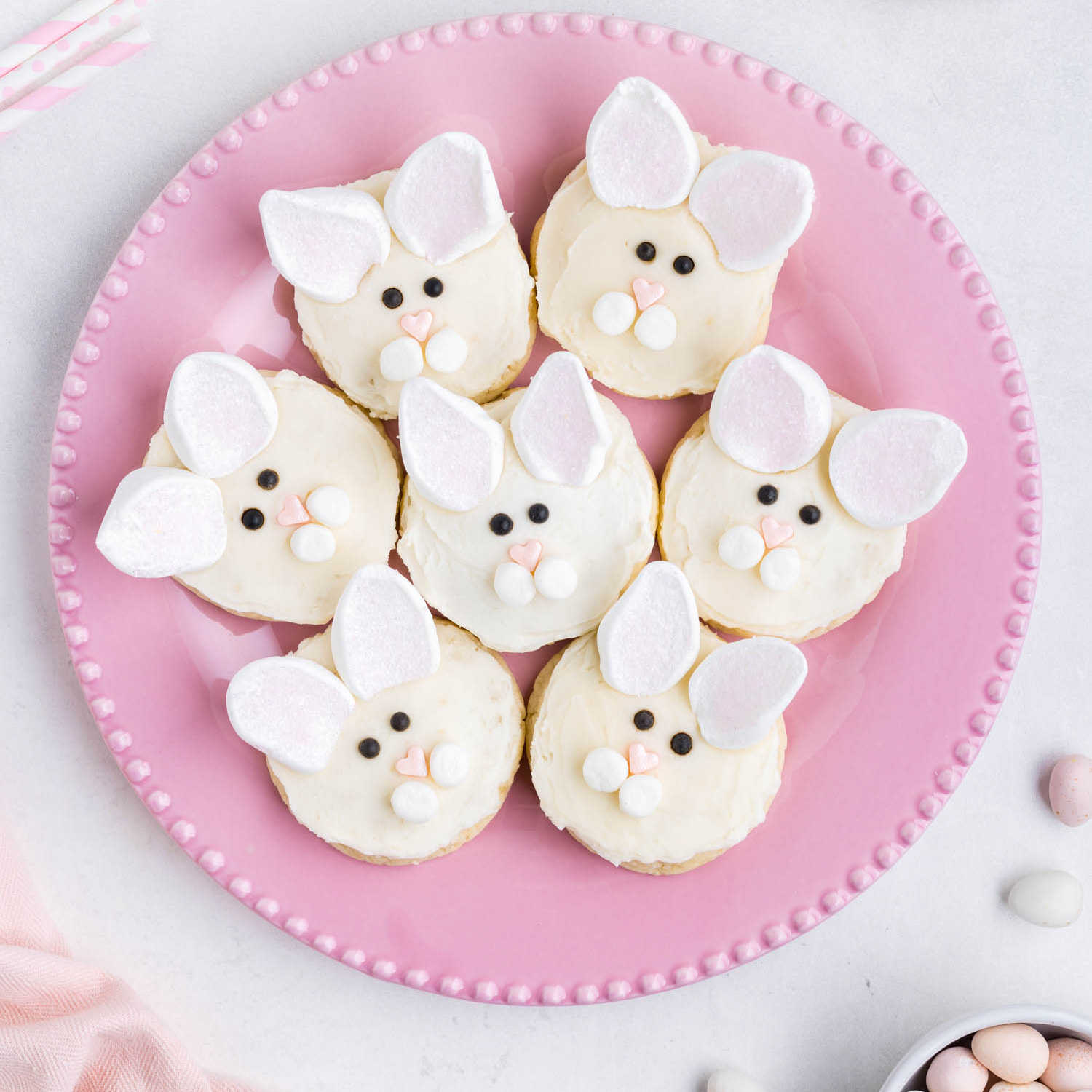 Bunny Face Cookies - Kids Activity Zone