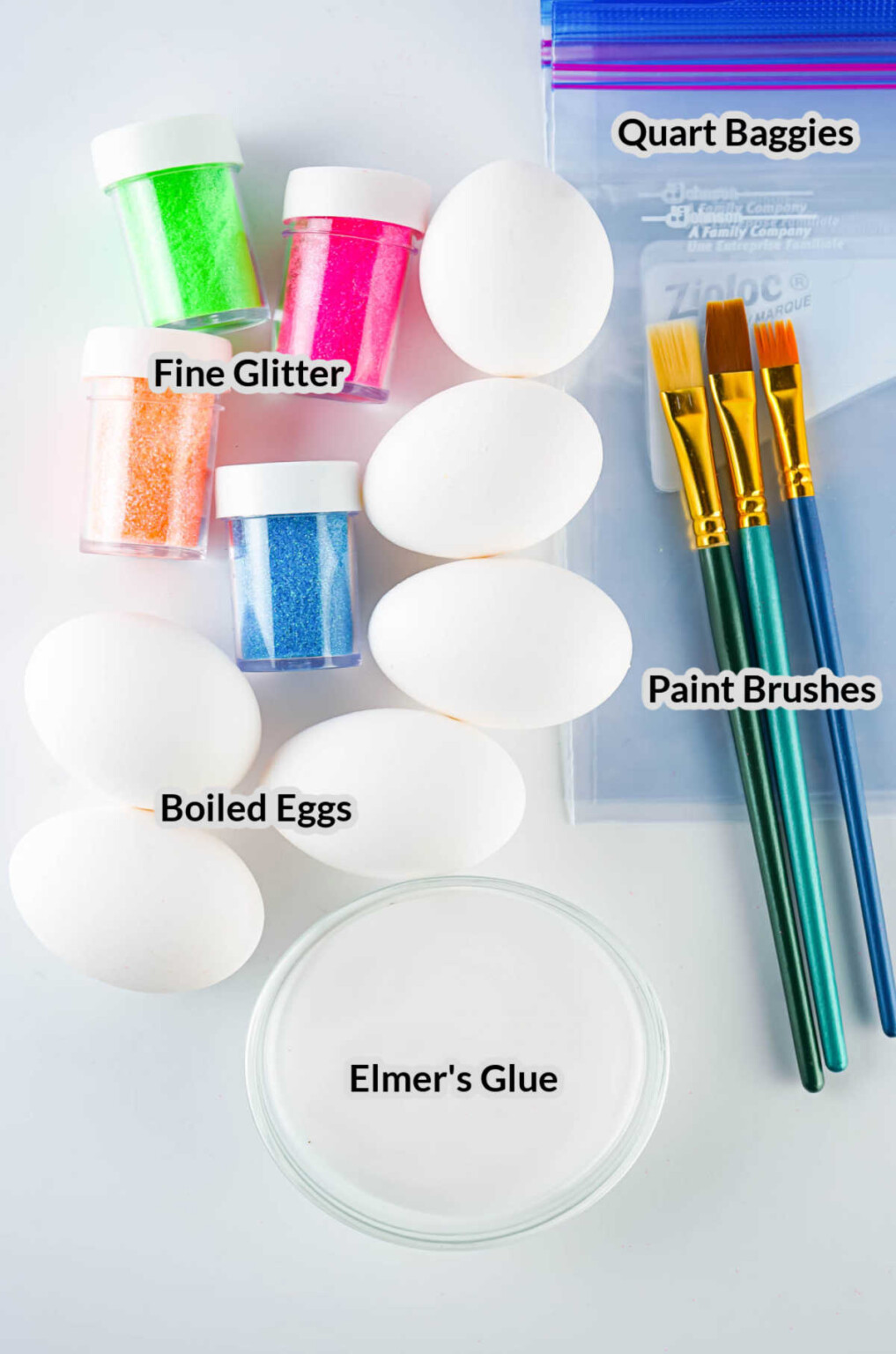 Glitter Easter Eggs - Kids Activity Zone