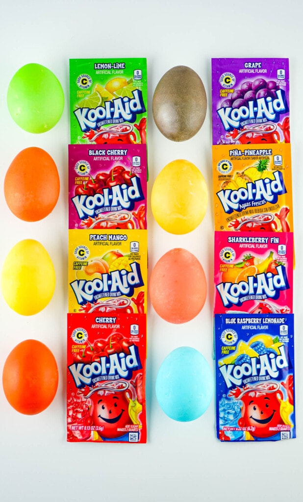 Kool Aid Dyed Eggs - Kids Activity Zone