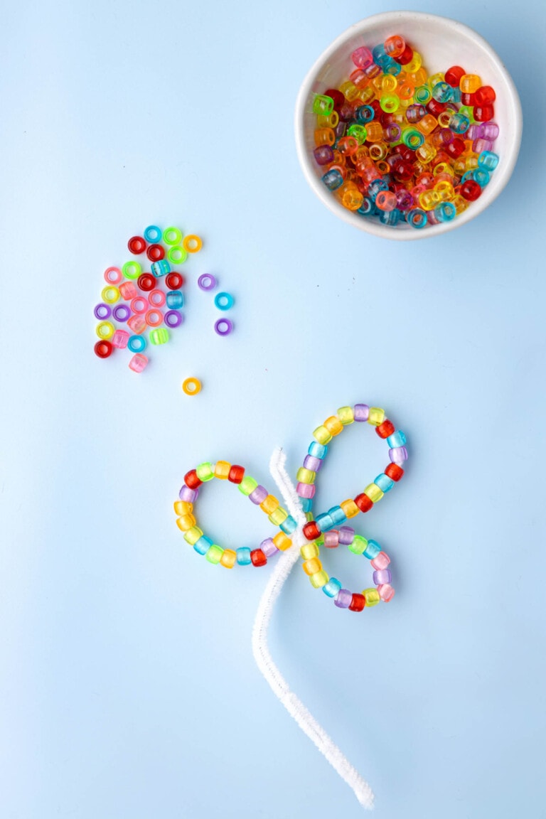 Pony Bead Butterfly Craft - Kids Activity Zone