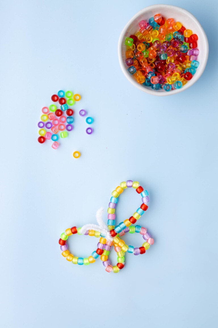 Pony Bead Butterfly Craft - Kids Activity Zone