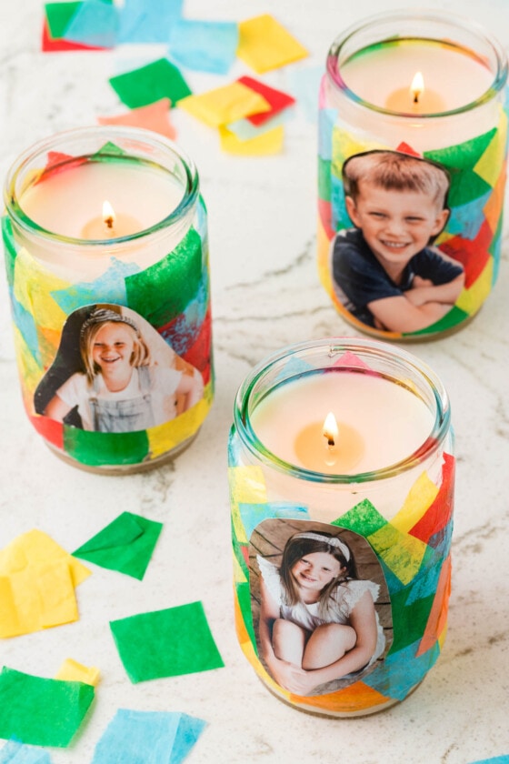 DIY Photo Candle - Kids Activity Zone