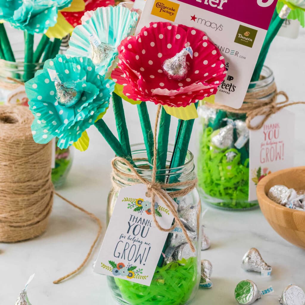 Flower Pencil Craft - DIY Teacher Gift! - Kids Activity Zone