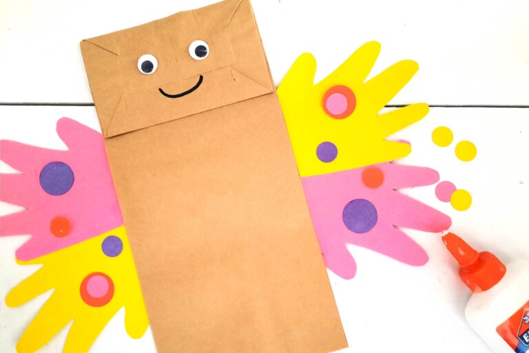 Paper Bag Butterfly - Kids Activity Zone