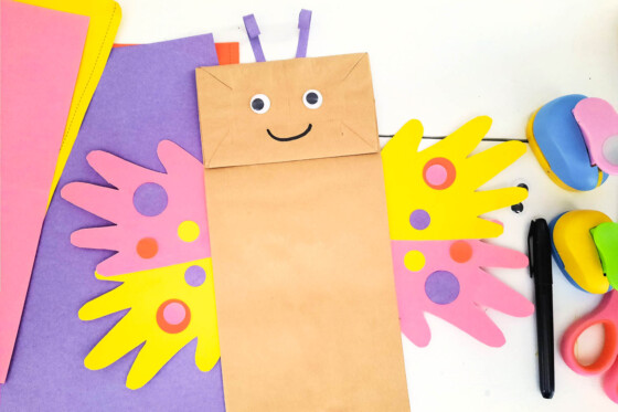 Paper Bag Butterfly - Kids Activity Zone