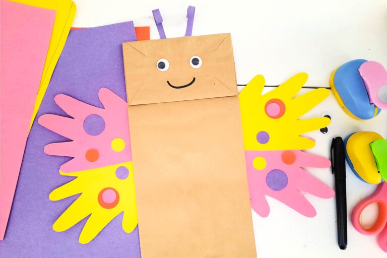 Paper Bag Butterfly - Kids Activity Zone