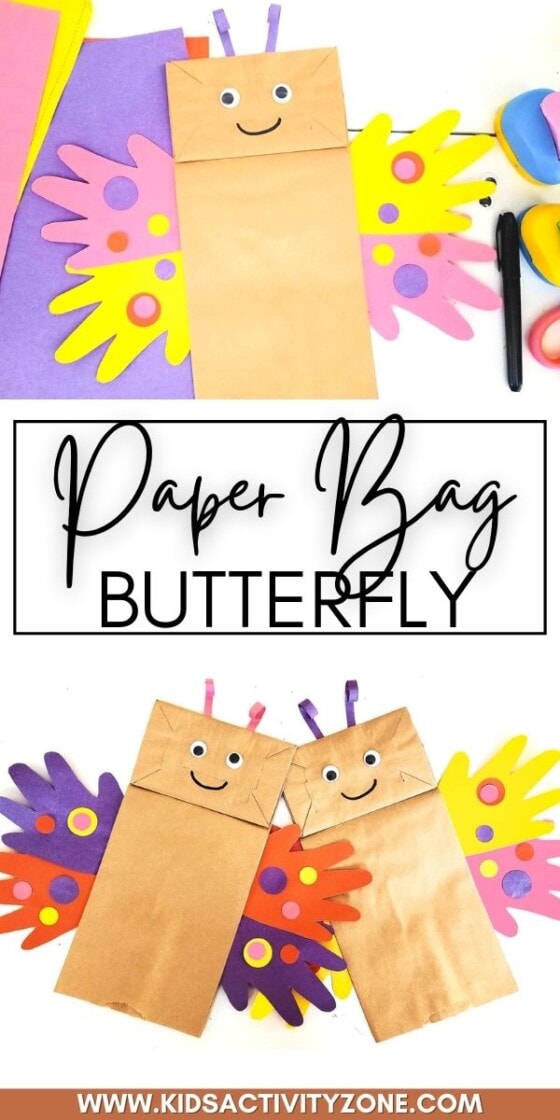 Paper Bag Butterfly - Kids Activity Zone