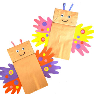 Paper Bag Butterfly - Kids Activity Zone