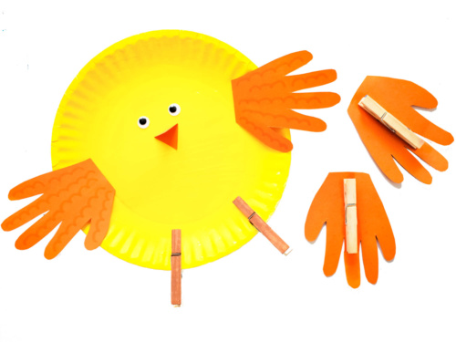 Paper Plate Chick Craft - Kids Activity Zone
