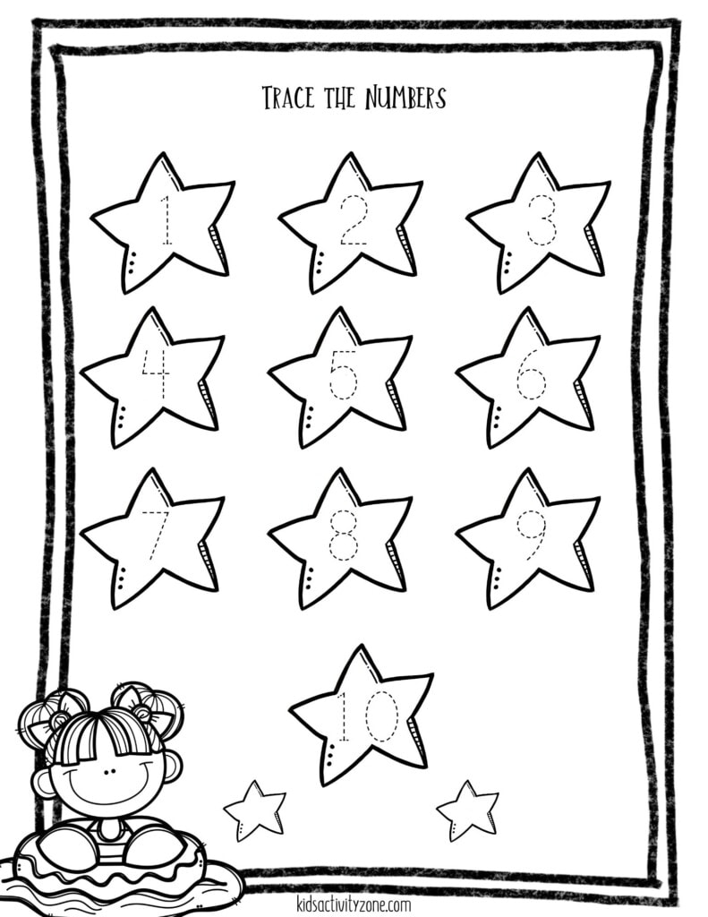 Preschool Summer Math Practice - Kids Activity Zone