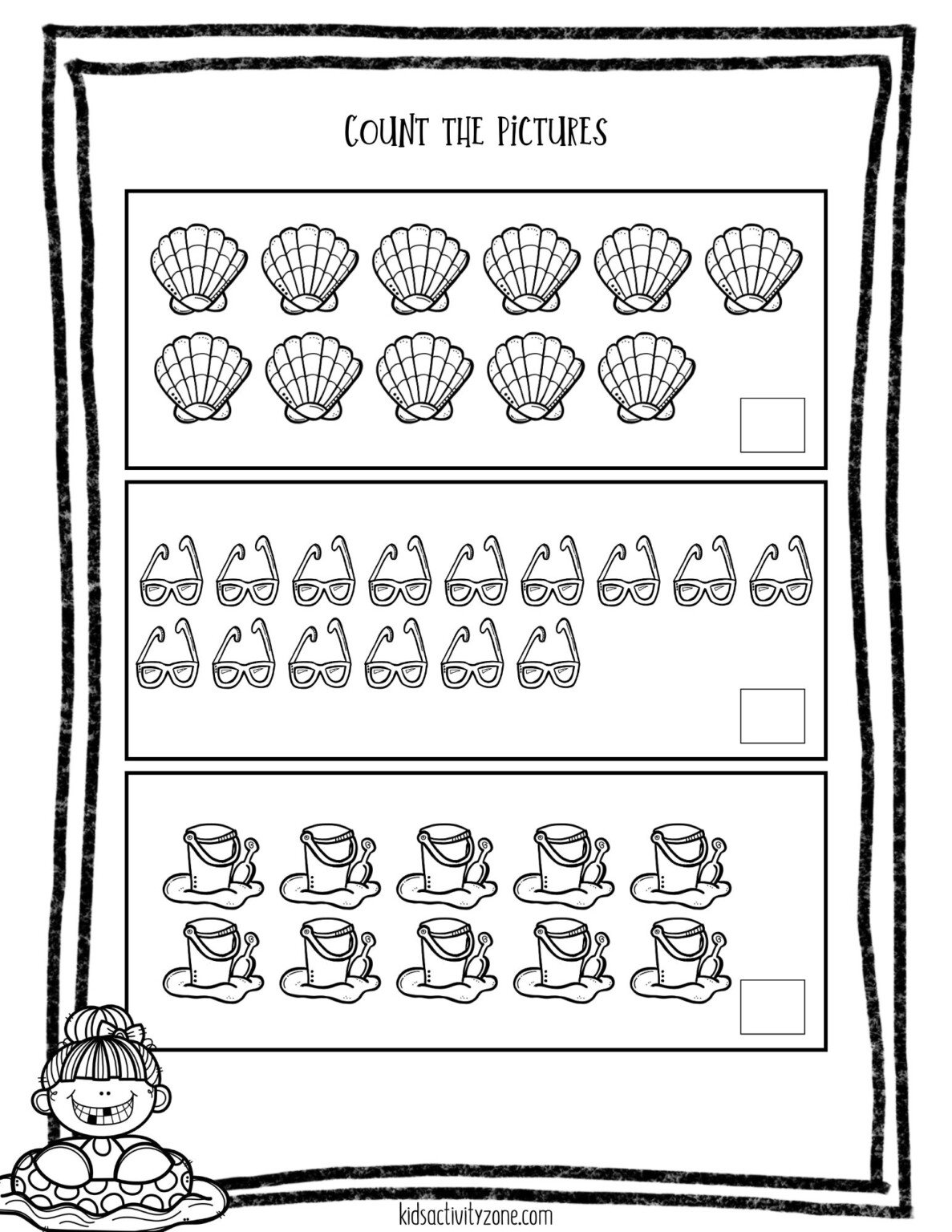 Preschool Summer Math Practice - Kids Activity Zone