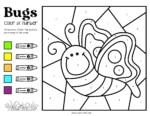 Bug Color By Number - Kids Activity Zone
